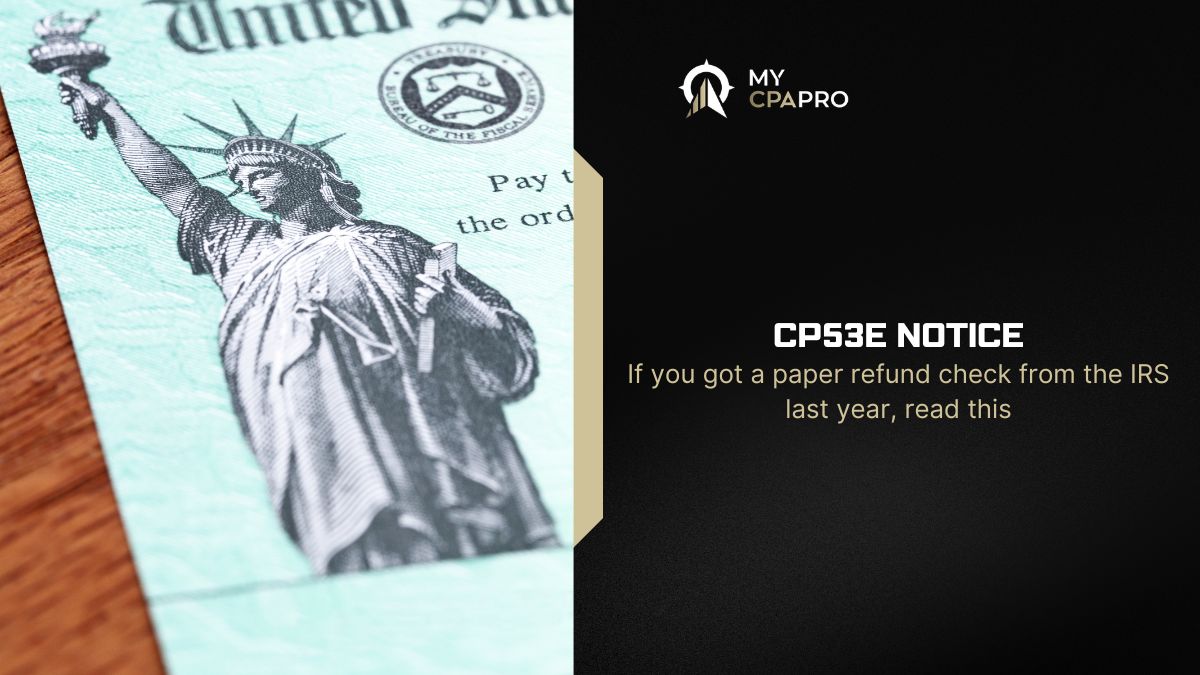 CP53E Notice: How to Unfreeze Your IRS Refund